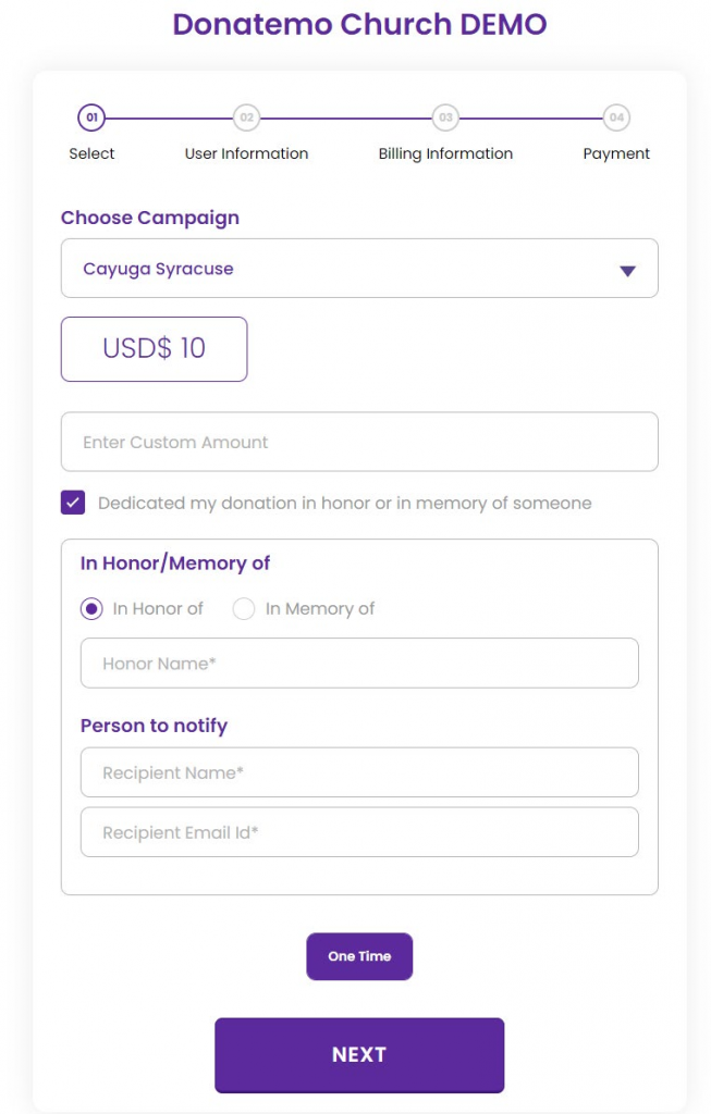 How to donate using campaign first? – DonateMo Support