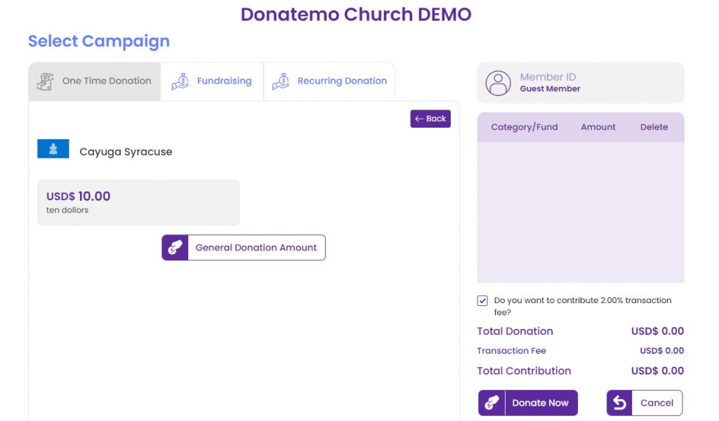 How to donate using login first? – DonateMo Support