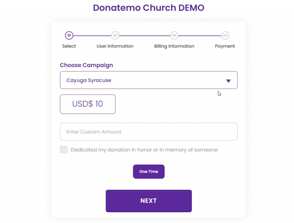 How to donate using campaign first? – DonateMo Support