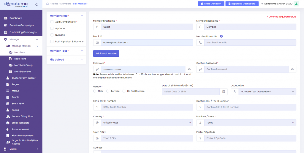 Overview of Custom Form Builder – DonateMo Support